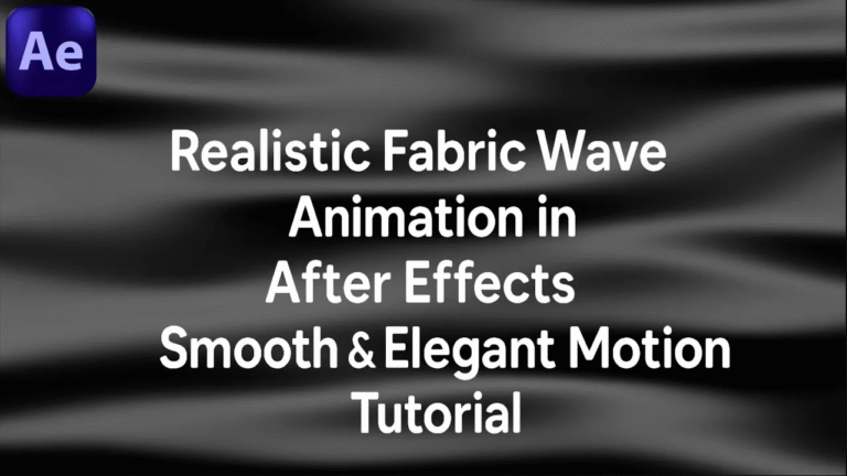 Realistic Fabric Wave Animation in After Effects | Smooth & Elegant ...
